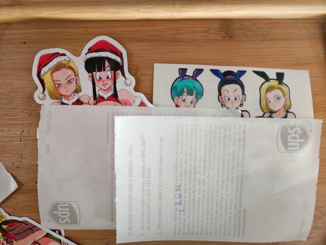 Two Anime Waifu Stickers - Etsy