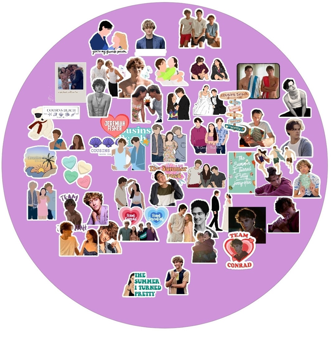 Summer I Turned Pretty Sticker Pack, SITP, Belly, Jeremiah Fisher ...