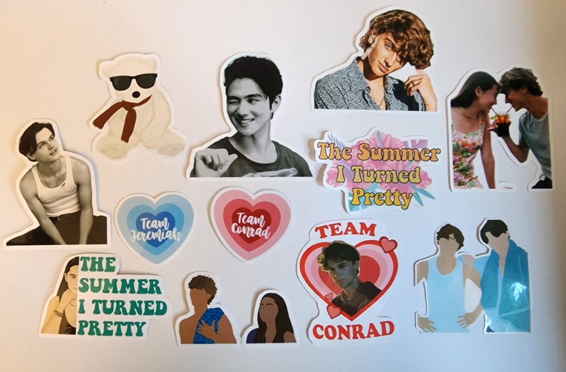 Summer I Turned Pretty Sticker Pack, SITP, Belly, Jeremiah Fisher ...