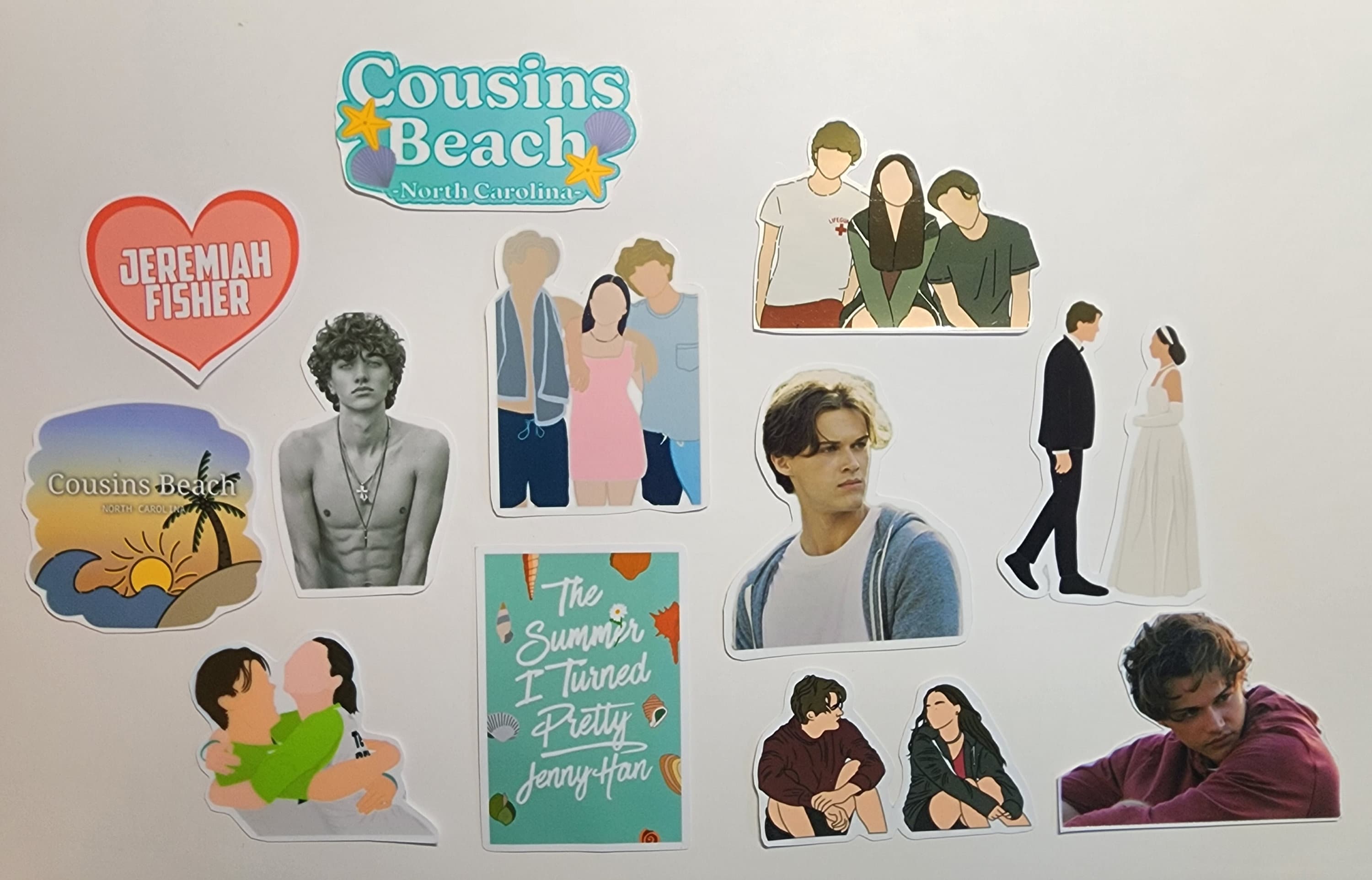 Summer I Turned Pretty Sticker Pack, SITP, Belly, Jeremiah Fisher ...