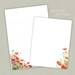Poppy Letter Writing Set: Printable Stationery Papers (digital Download ...