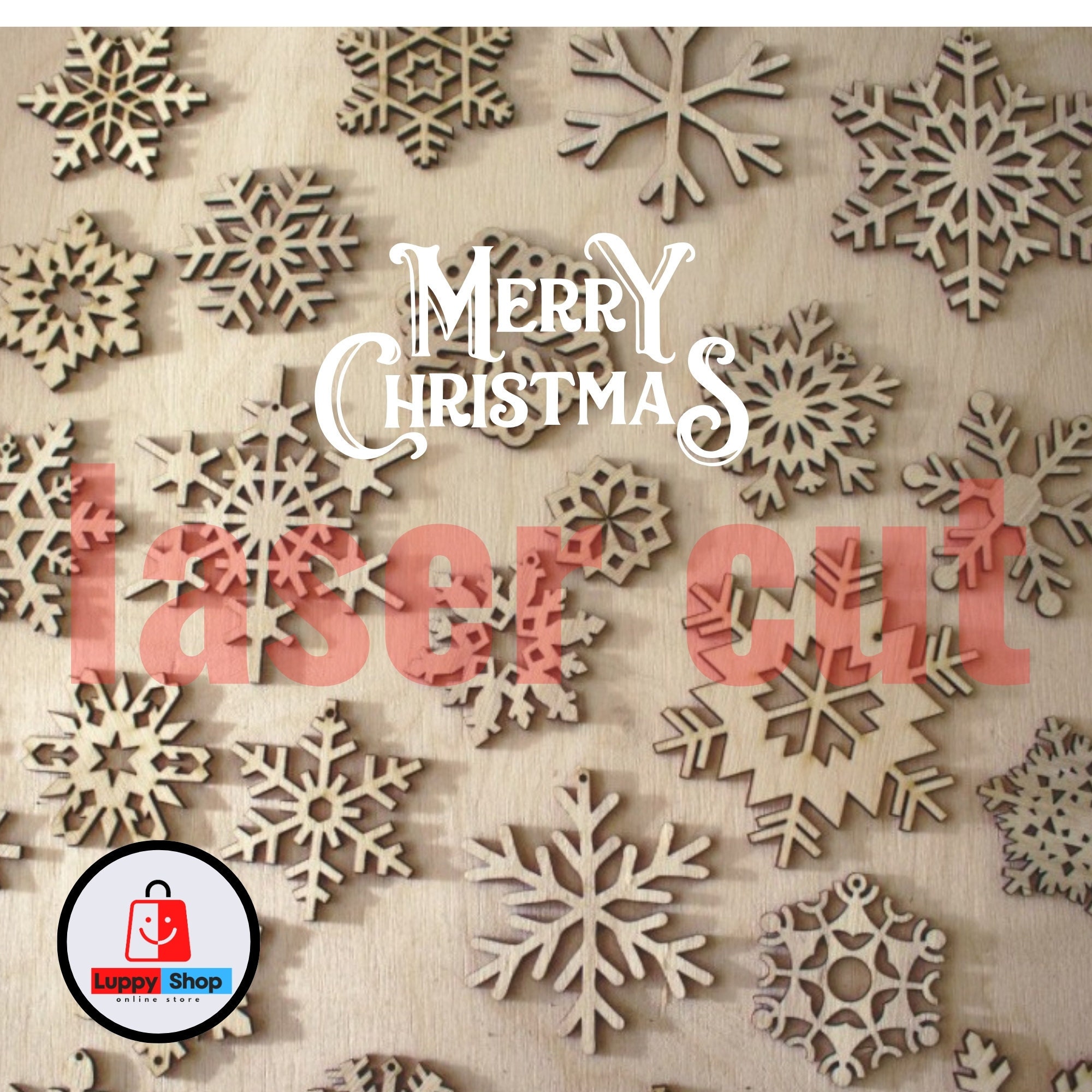 Christmas Ornaments Dxf Cdr Ai Svg Laser Cut Files - Etsy