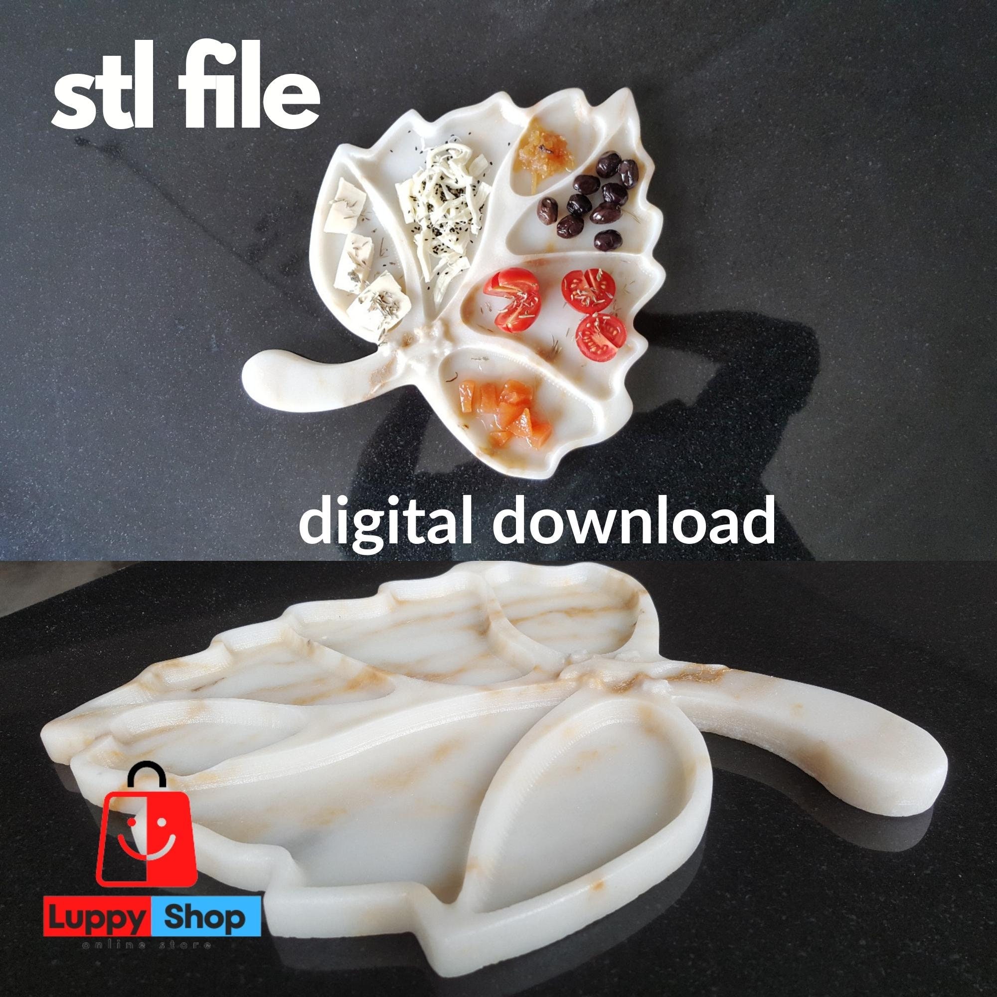 28 Trays Pack / Serving Plate Cnc STL,DXF File/ Stl Serving Plate/ / 3D ...