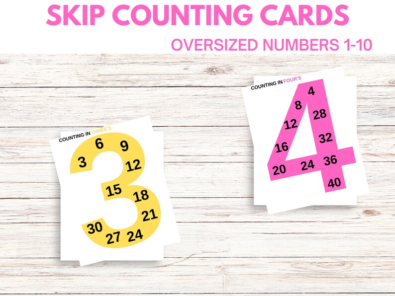 Skip Counting Chart Homeschool Resources, Multiplication Square ...