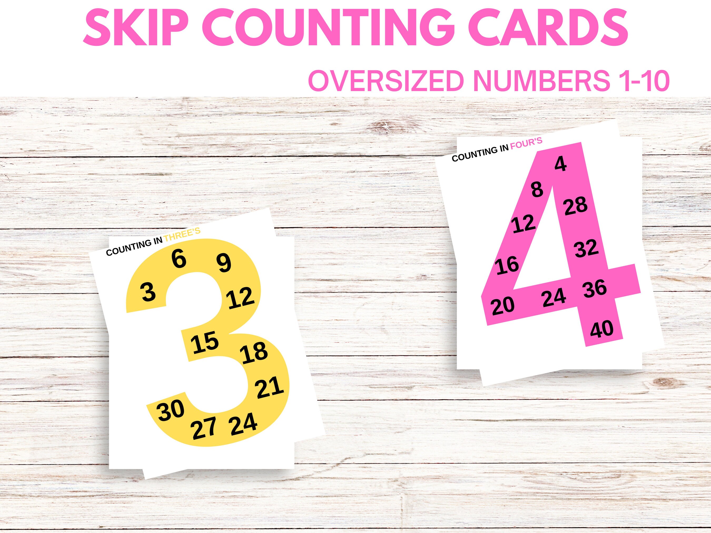 Skip Counting Chart Homeschool Resources, Multiplication Square ...