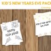 Kids New Year Printable Busy Book, Kindergarten Printables ...