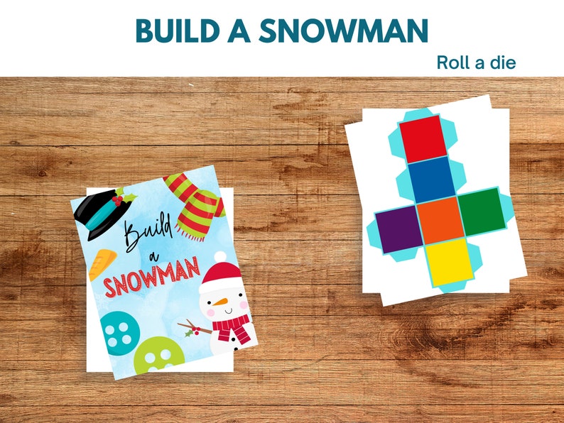 Build A Snowman Digital Download, Preschool Curriculum, Printable ...