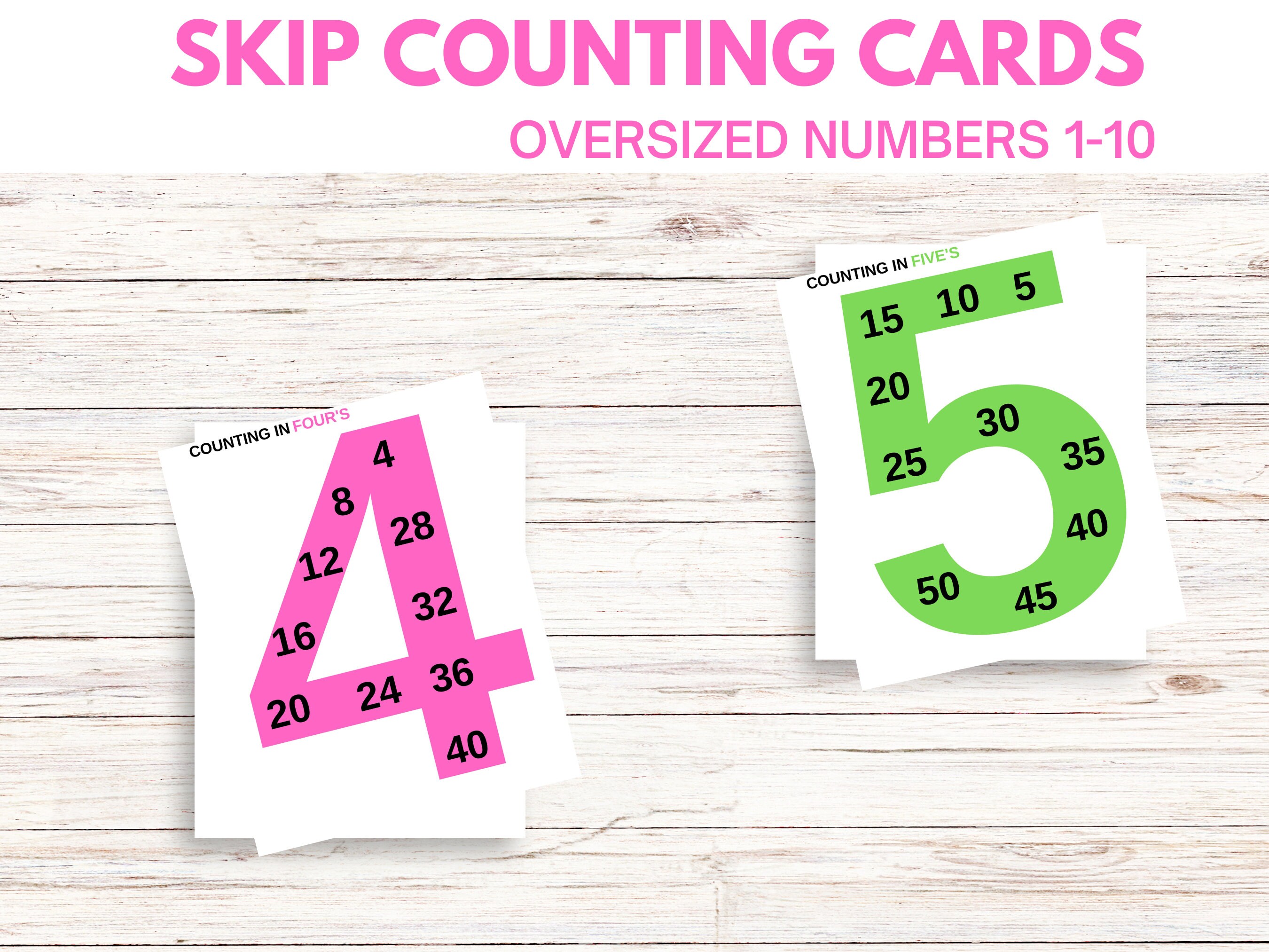 Skip Counting Chart Homeschool Resources, Multiplication Square ...