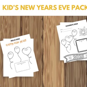 Kids New Year Printable Busy Book, Kindergarten Printables ...