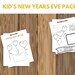 Kids New Year Printable Busy Book, Kindergarten Printables ...