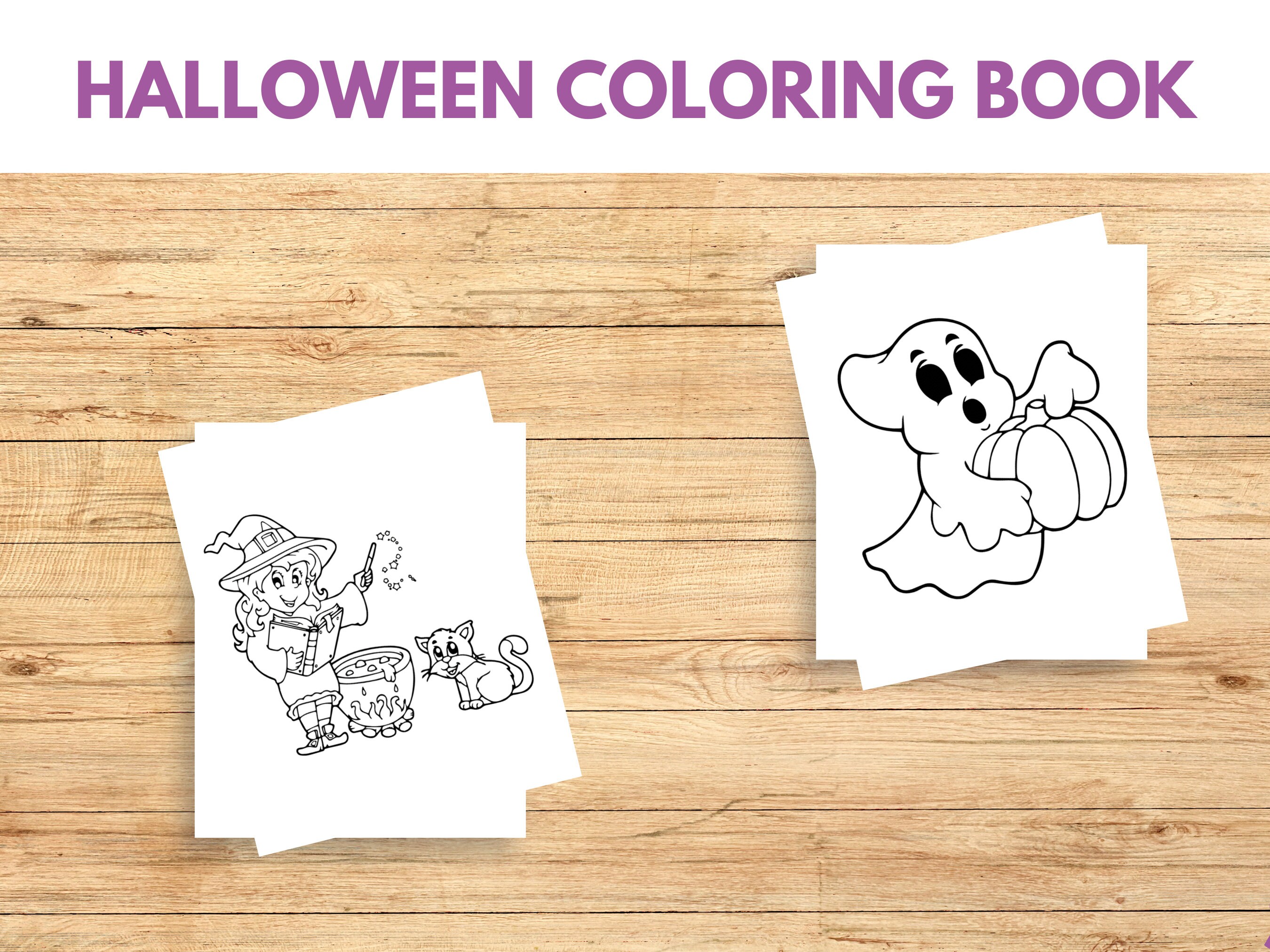 Halloween Coloring Pages Toddler Activities, Halloween Printables ...