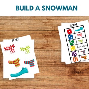 Build A Snowman Digital Download, Preschool Curriculum, Printable ...