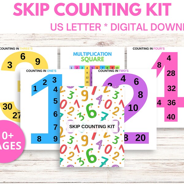 Multiplication Chart - Etsy