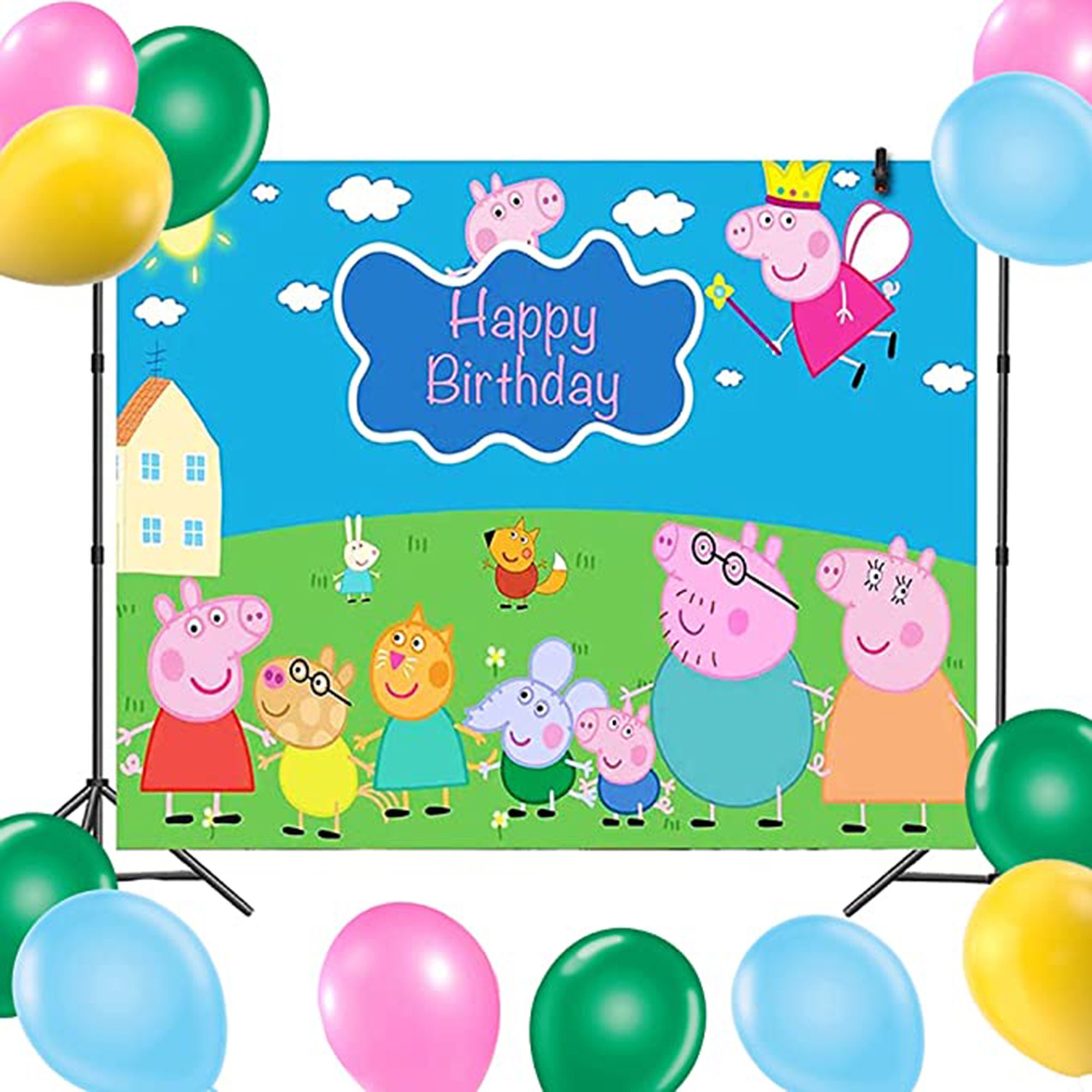 SALE Pig Backdrop for Birthday Party's 59 X 35 Inch in Size Great for ...