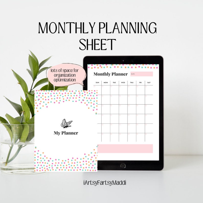 Butterfly Themed Printable Planner - Etsy
