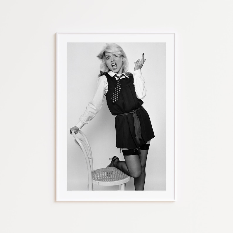 Debbie Harry Print, Blondie, Black and White Photography Prints ...