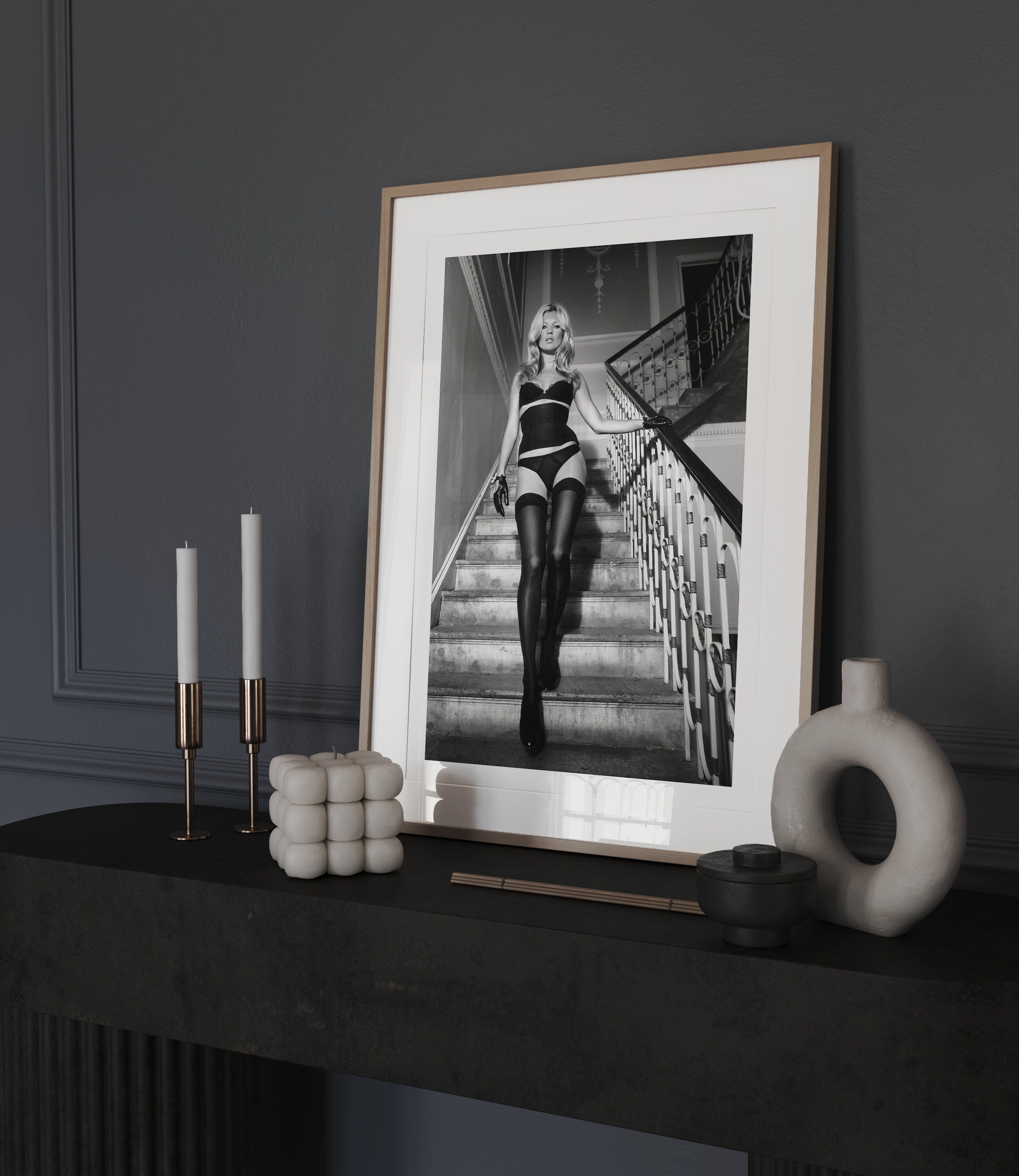 Kate Moss Poster, Fashion Photography, Kate Moss, Black and White ...