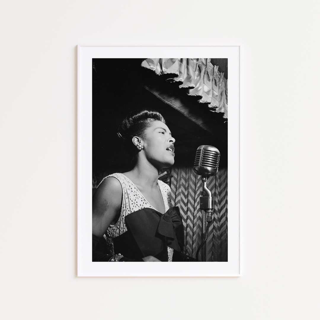 Billie Holiday, Black and White Photography Prints, Billie Holiday ...