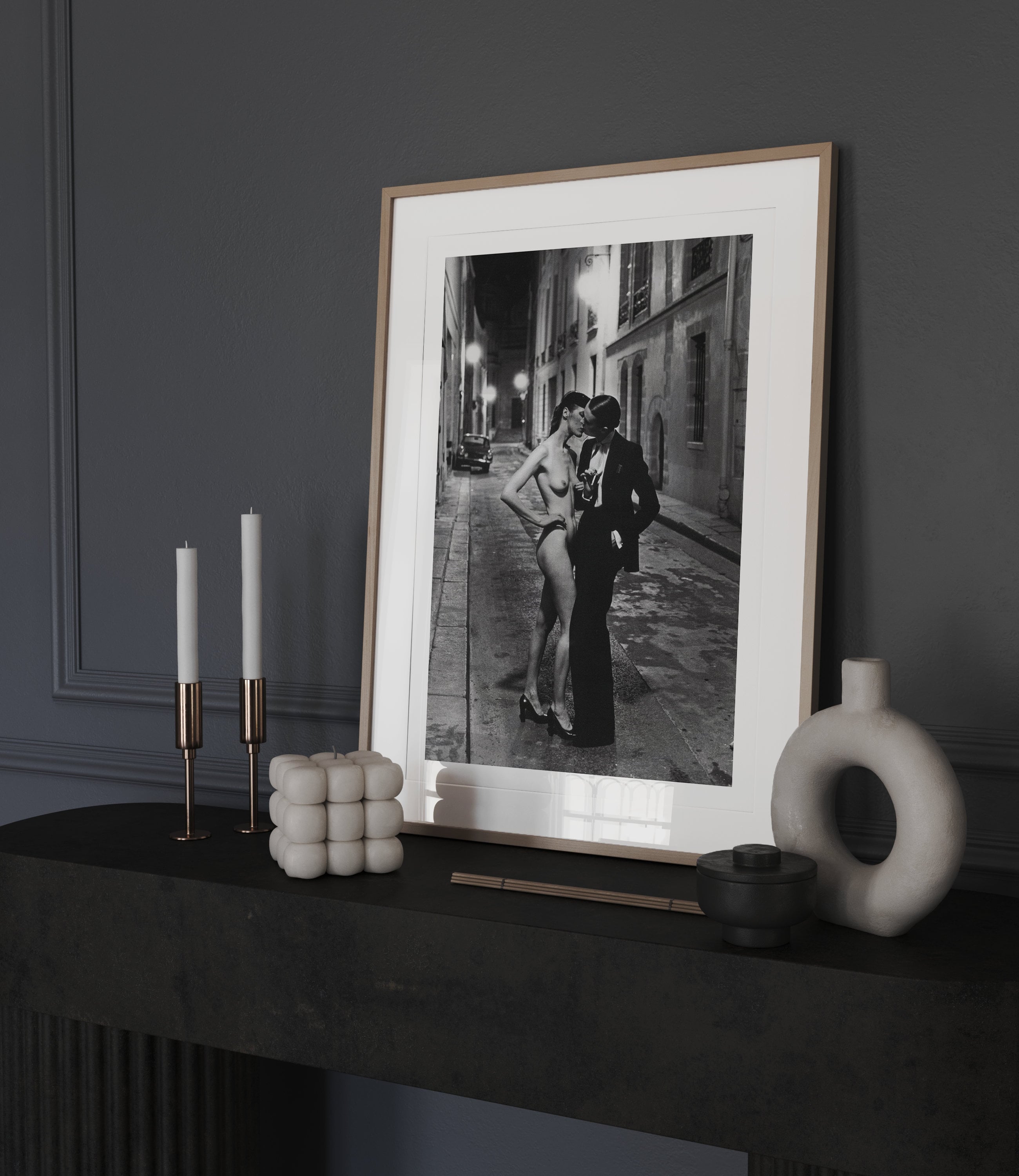 Helmut Newton, Rue Aubriot, Helmut Newton Framed, Black and White ...