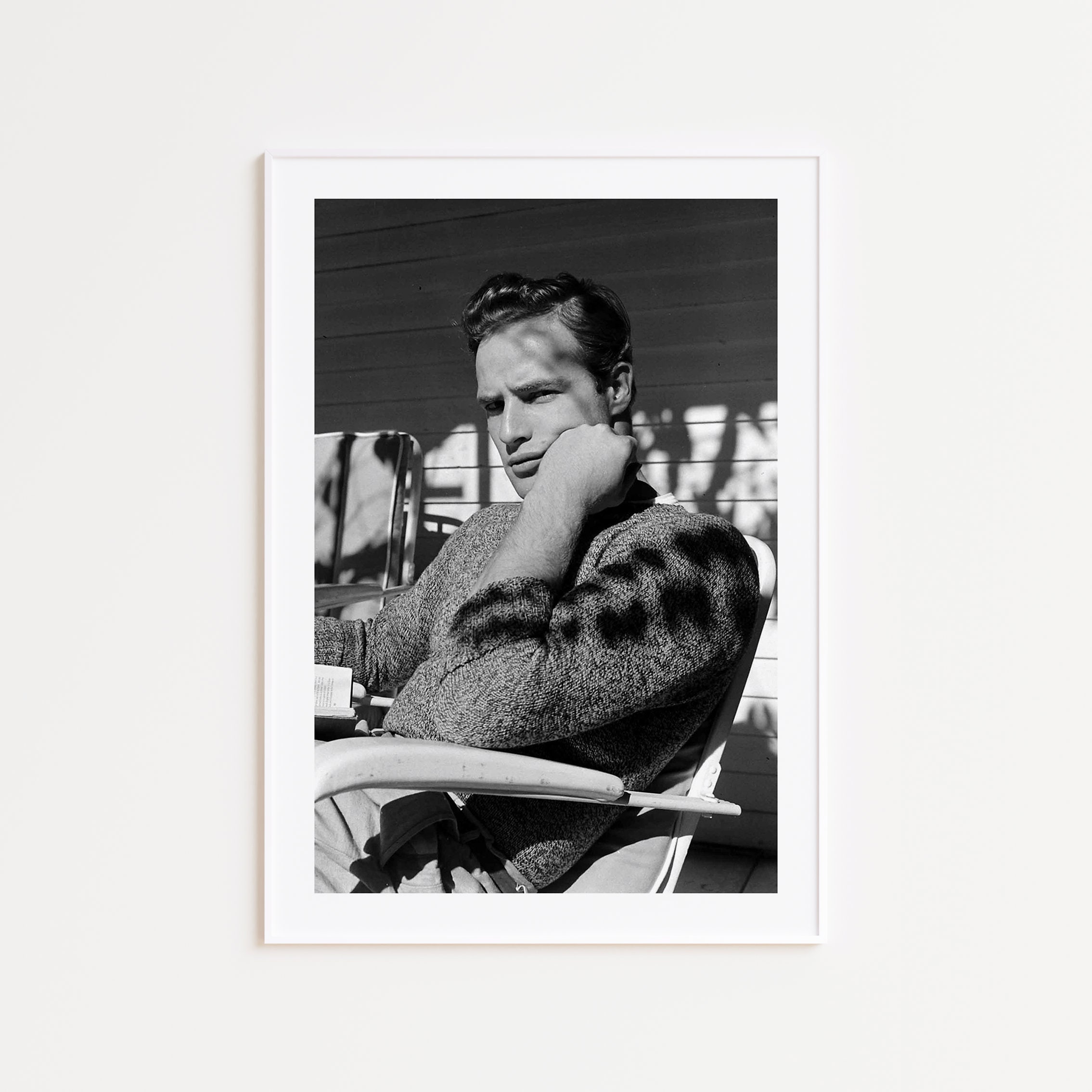 Marlon Brando, Black and White Photography Prints, Marlon Brando Print ...