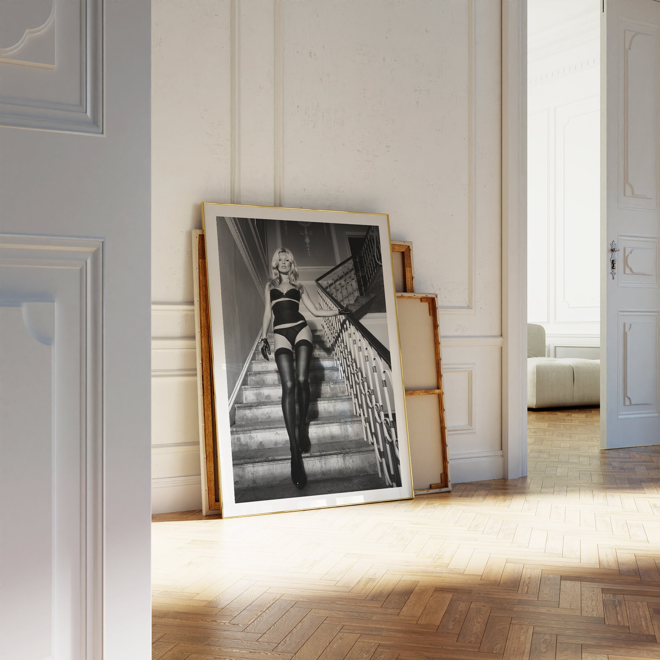 Kate Moss Poster, Fashion Photography, Kate Moss, Black and White ...