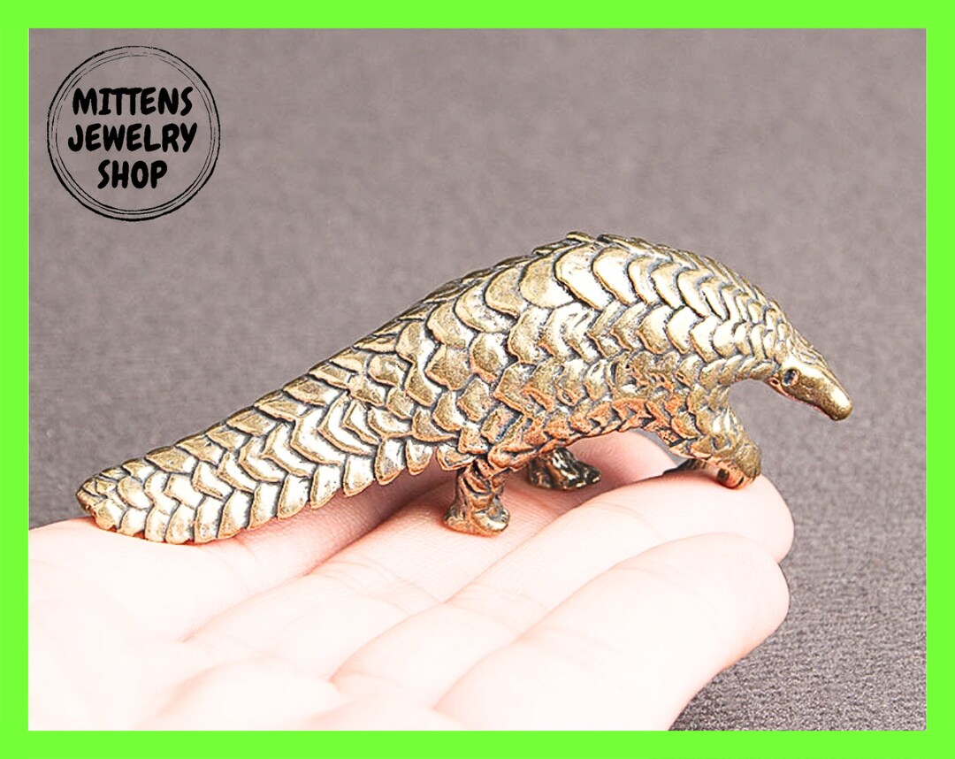 Pangolin Figurine Pangolin Armadillo Brass Pangolin Statue - Etsy