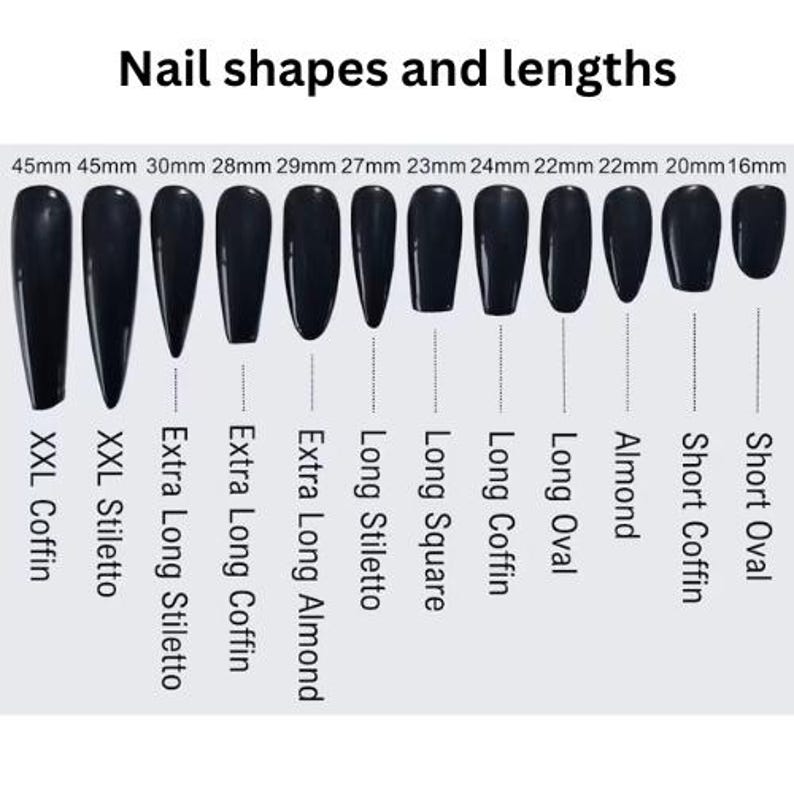 Handmade Fruit and Insect Press-on Nails With 3D Bananas, Apples, and ...