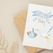 Printable Stork Baby Shower Greeting Card, Digital Baby Shower Card ...