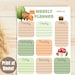 Woodland Animal Weekly Planner Printable, Instant Download, Digital ...