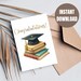 Printable Graduation Card, Printable Congratulations Card, 5x7 Digital ...
