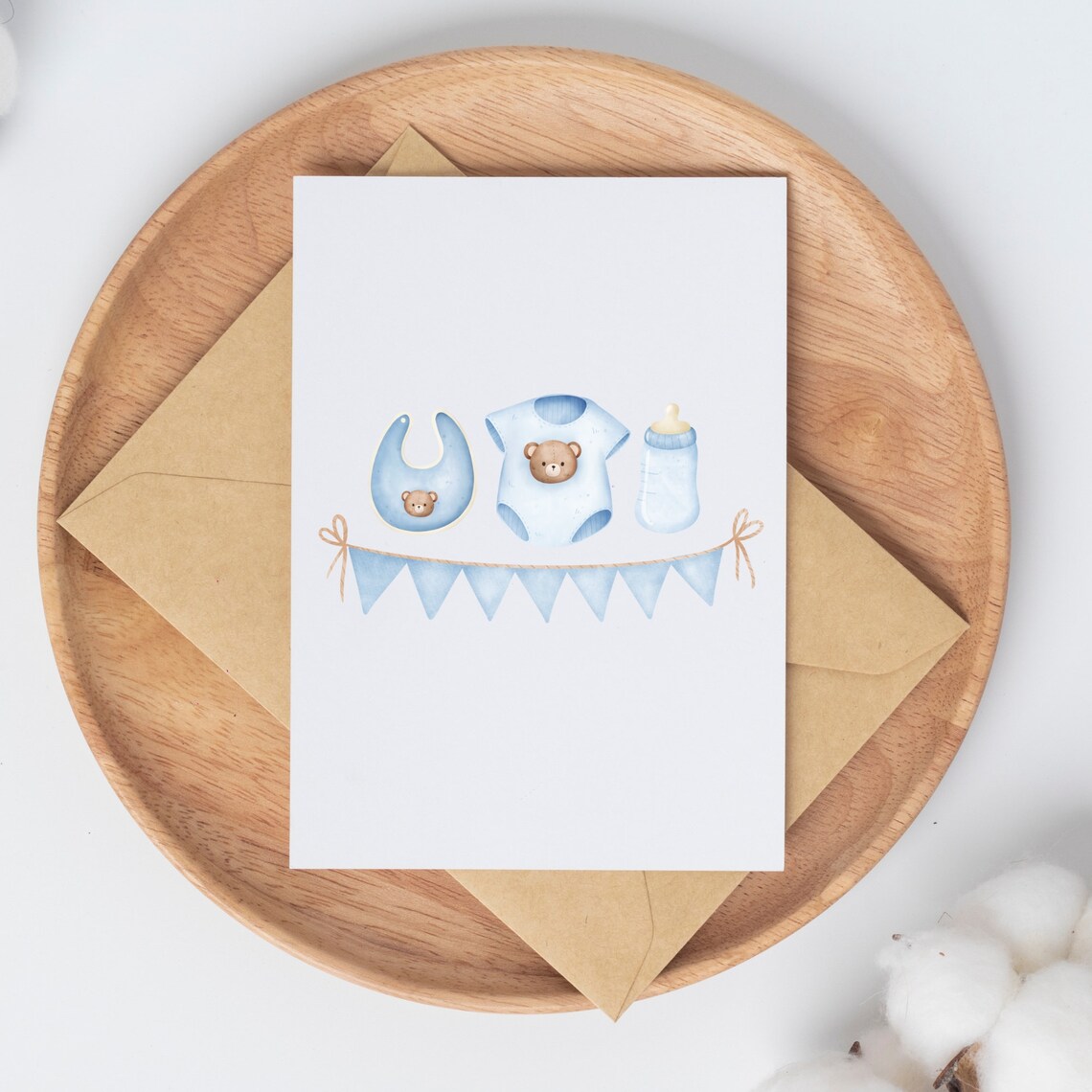 Printable Baby Shower Card, Digital Baby Shower Card, Digital Baby Card ...