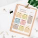 Boho Weekly Planner Printable, Instant Download, Pastel Color Digital ...