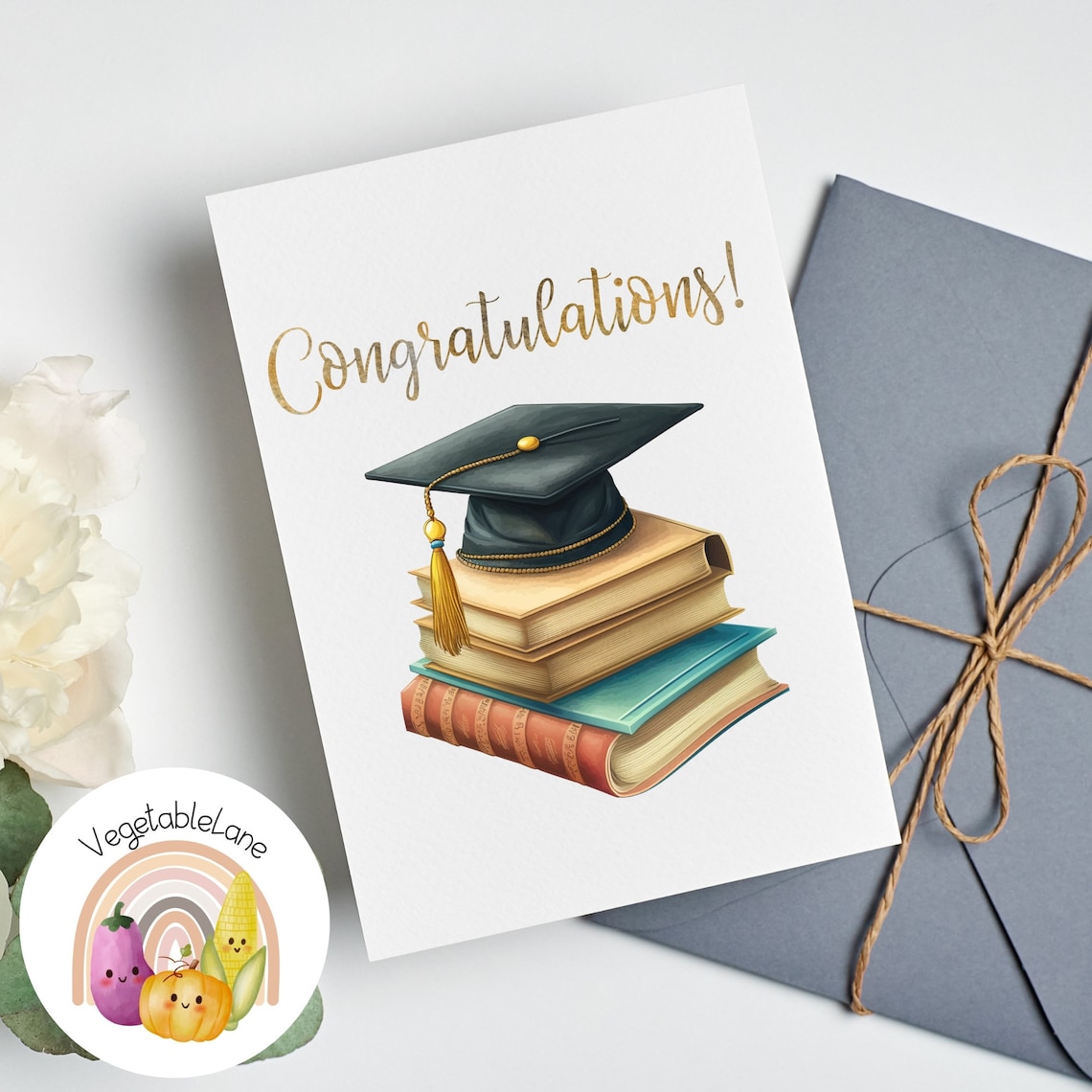 Printable Graduation Card, Printable Congratulations Card, 5x7 Digital ...