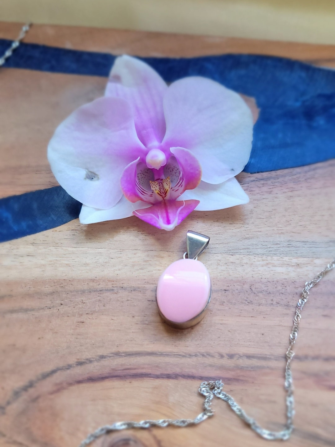 Shell Pendant Sterling Silver Necklace Coastal Jewelry for Mom Gift ...