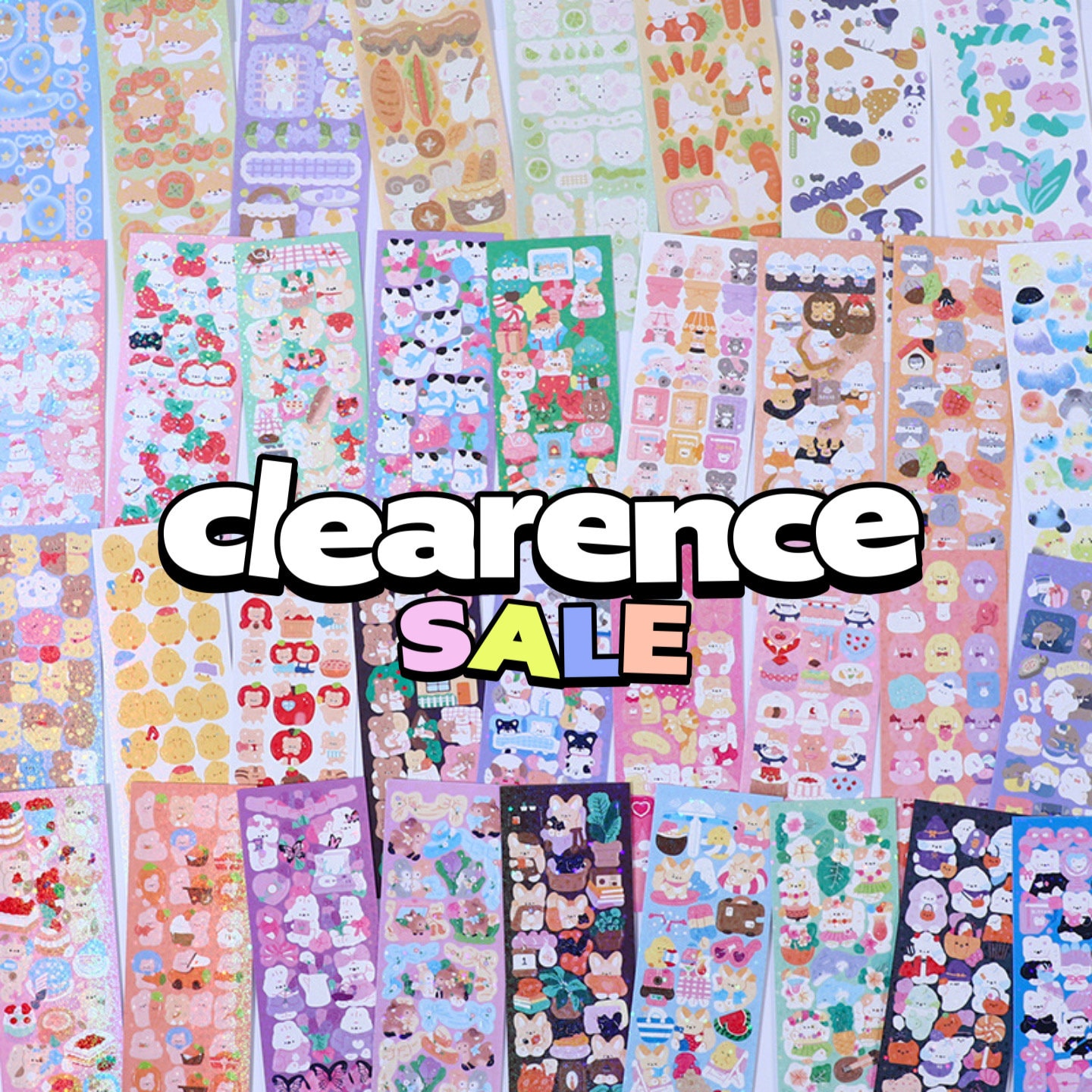 CLEARANCE Cute Korean Sticker Grab Bag Polco Bullet - Etsy