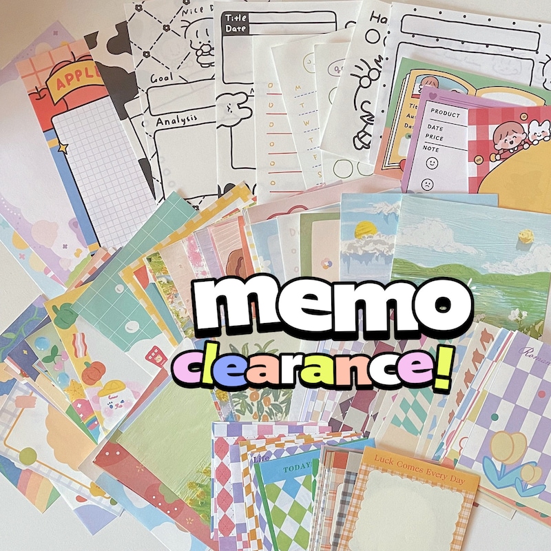 Korean Sticky Note - Etsy