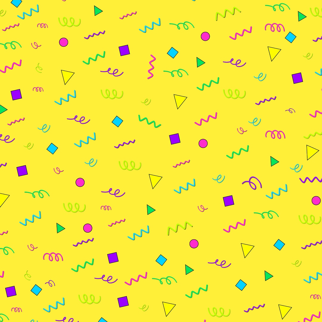Yellow 90s Background | 90s Aesthetic | 90s Style | 90s Patterns | 90s ...