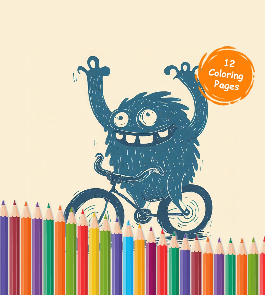 Funny Monsters | Coloring Book | Coloring Pages for Children | Children ...