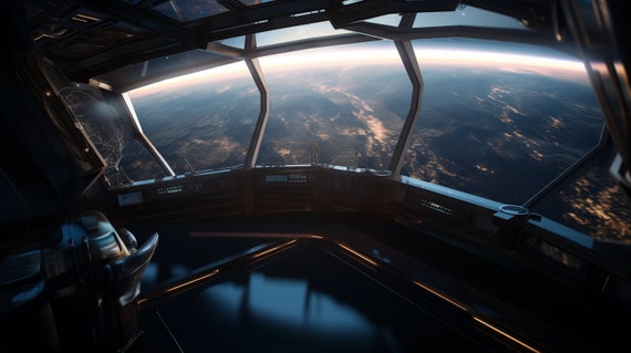 Spaceship Bridge Wallpaper