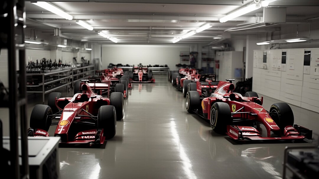 Video Call Background F1 Racing Garage 01 - Etsy Australia