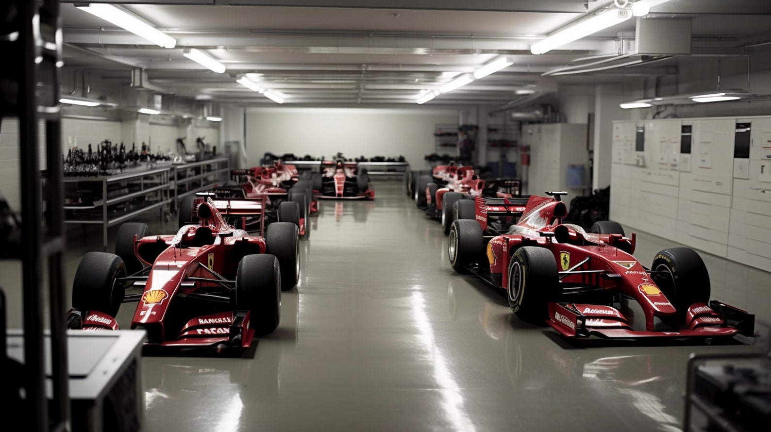 Video Call Background F1 Racing Garage 01 - Etsy