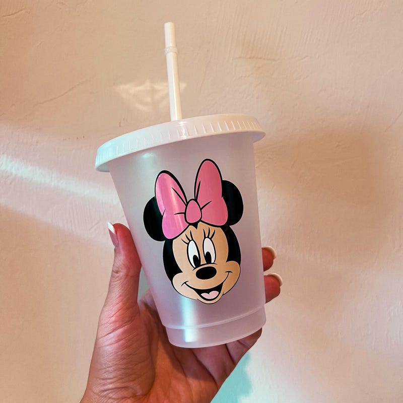 Minnie Mouse Cup - Etsy