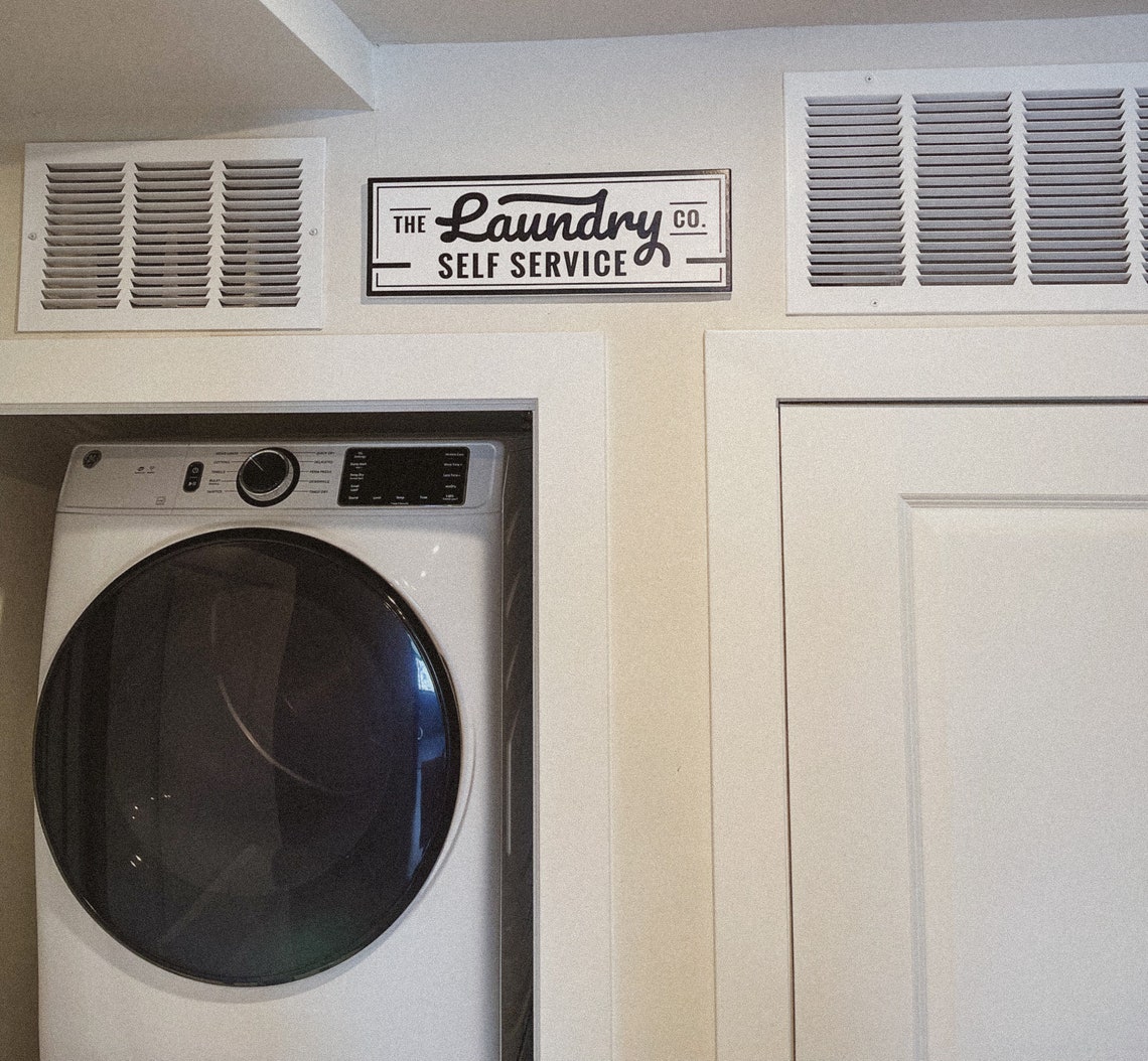 Laundry Sign, Laundry Room Sign, Home Decor, Farmhouse Sign, Farmhouse ...