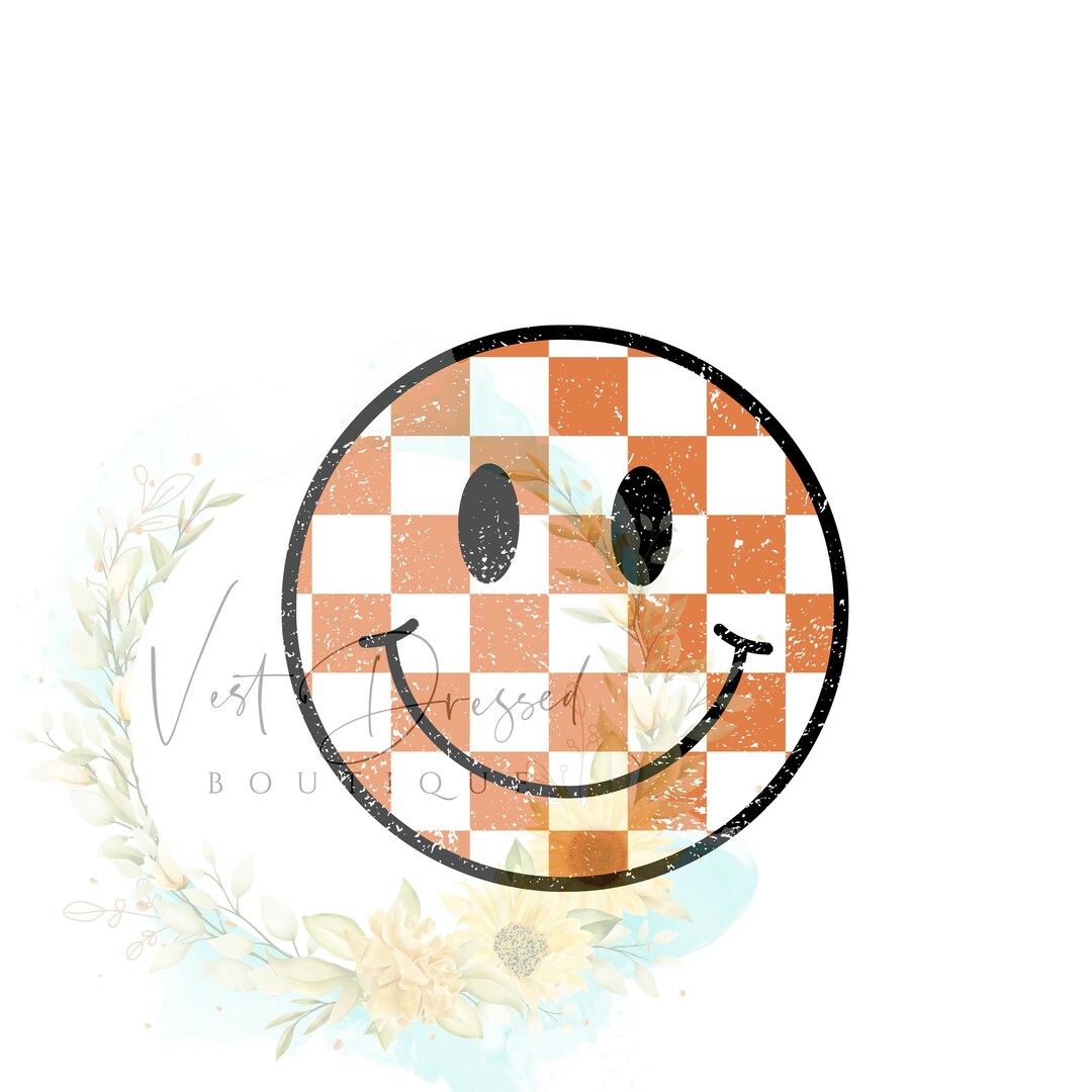 Grunge Smiley PNG - Etsy