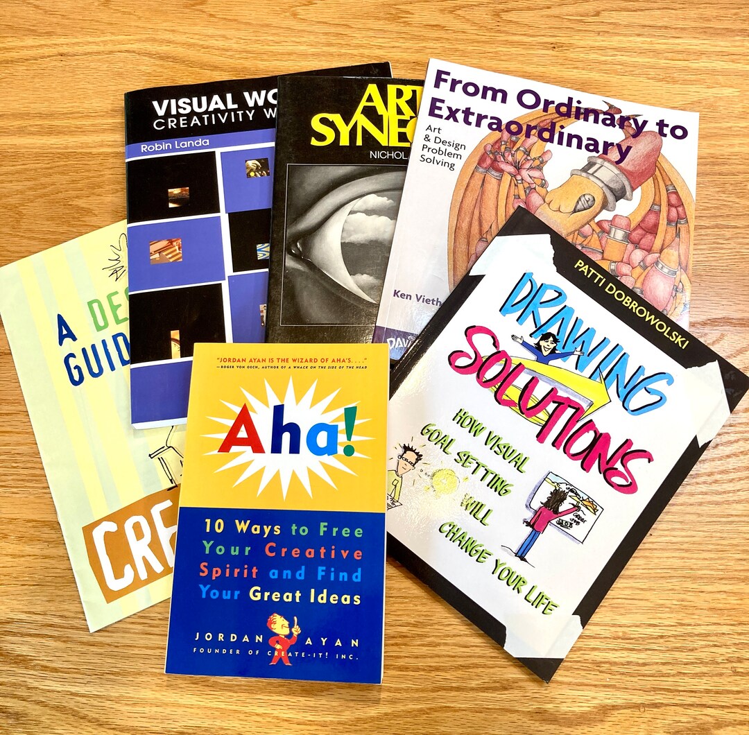 Creativity Book Bundle Visual Workbook, Art Synectics, From Ordinary to ...