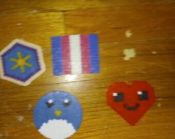 Handmade Perler Bead Magnet - Etsy