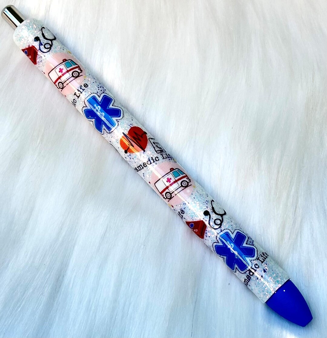 Paramedic Inkjoy Pen | Medical Symbol Pen With Ambulance, Star of Life ...
