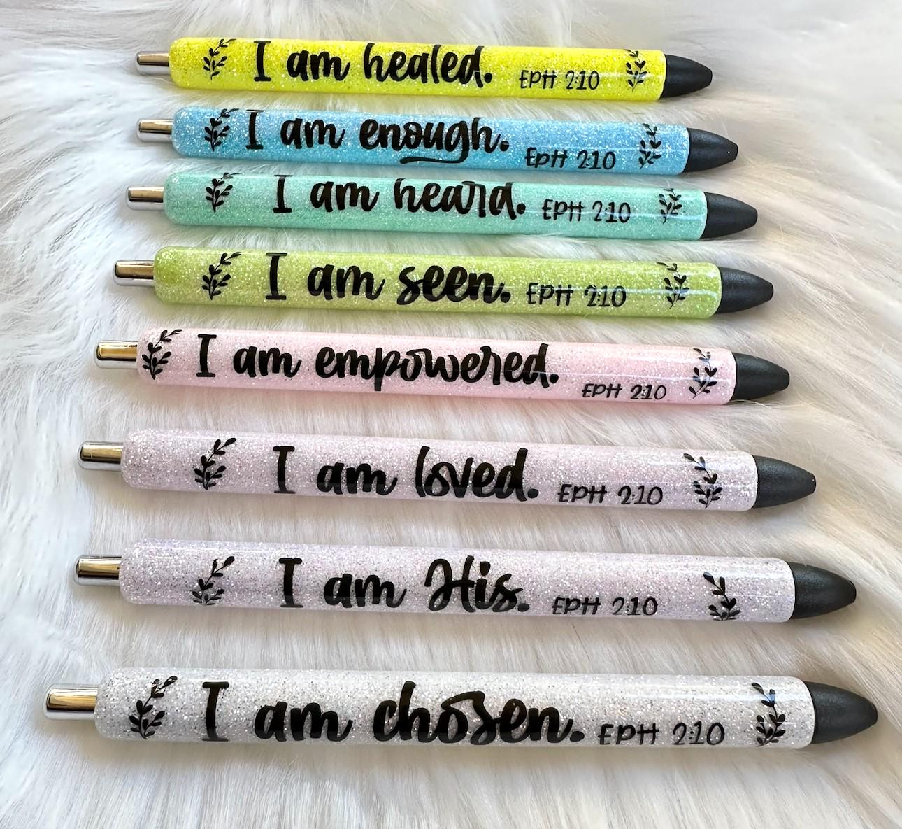 Inspirational Faith Inkjoy Gel Glitter Gel Pens Biblical Affirmations ...