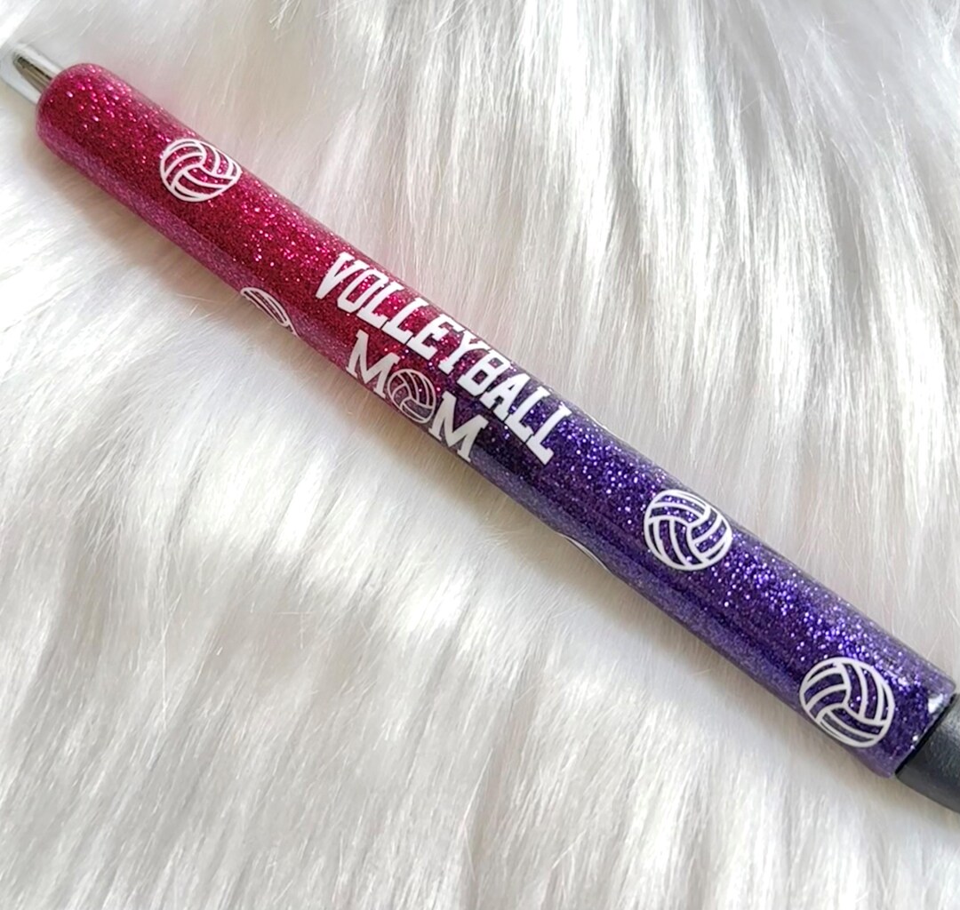 Volleyball Mom Inkjoy Gel Glitter Pen Spike Set Jump High School or ...