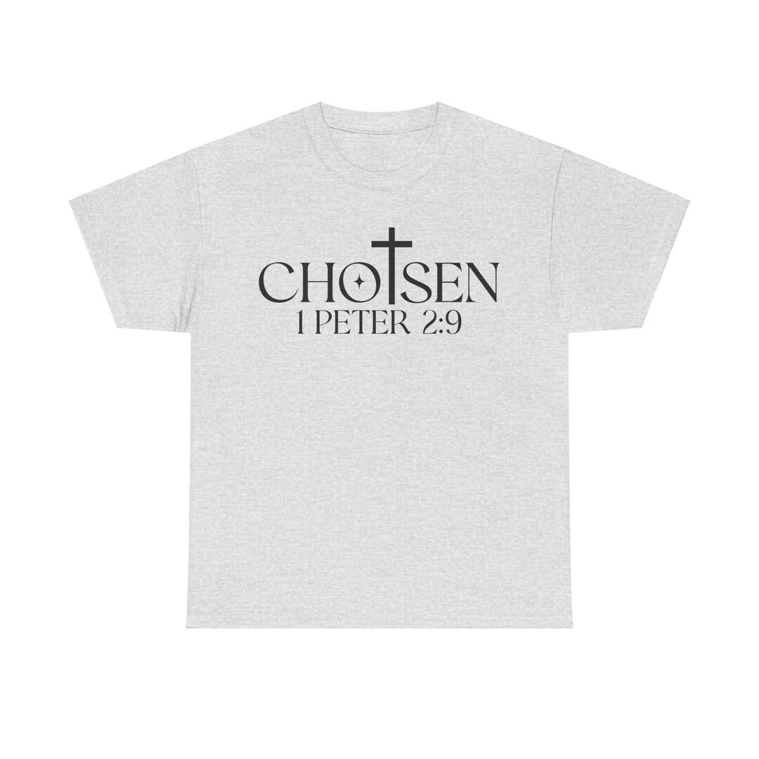 The Chosen Black Lettering Unisex Heavy Cotton Tee - Etsy